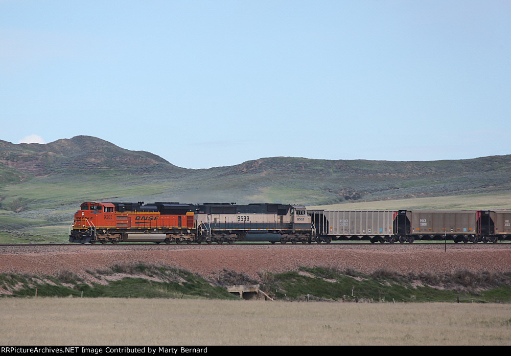 BNSF 9303 and 9599